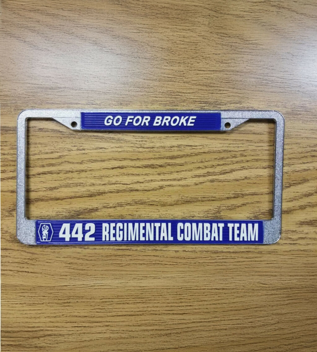 Car License Plate Frame - Sons and Daughters of the 442nd : Sons and ...